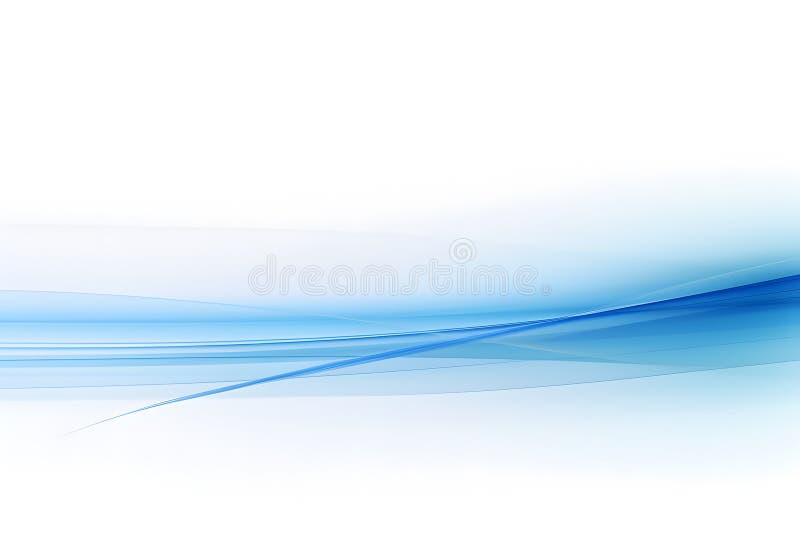 Horizontal Wavy Lines in Soft Blue on White Background. Stock ...