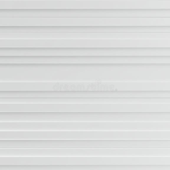 Horizontal White Metallic Panels with a Smooth Finish Form a Uniform ...