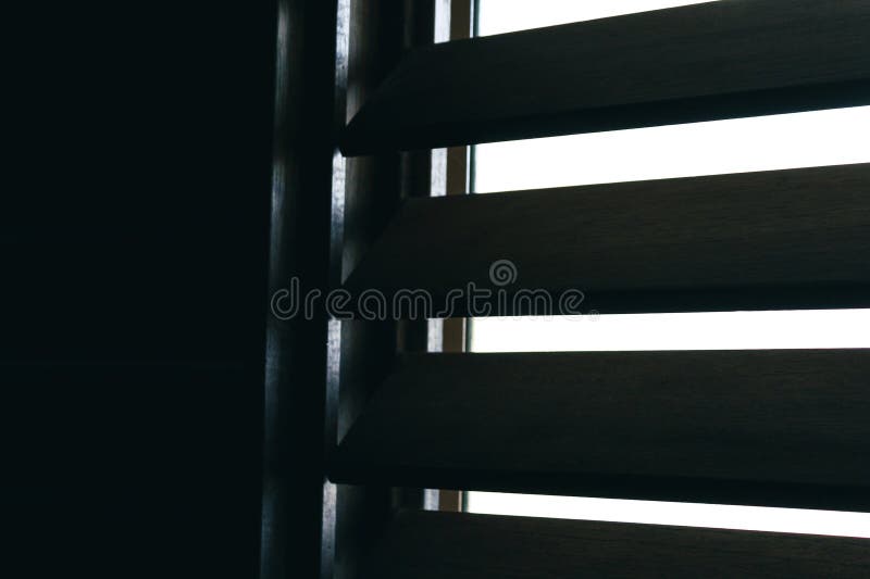 Horizontal Window Blind Privacy Slats Dark and Light Contrast Pattern ...