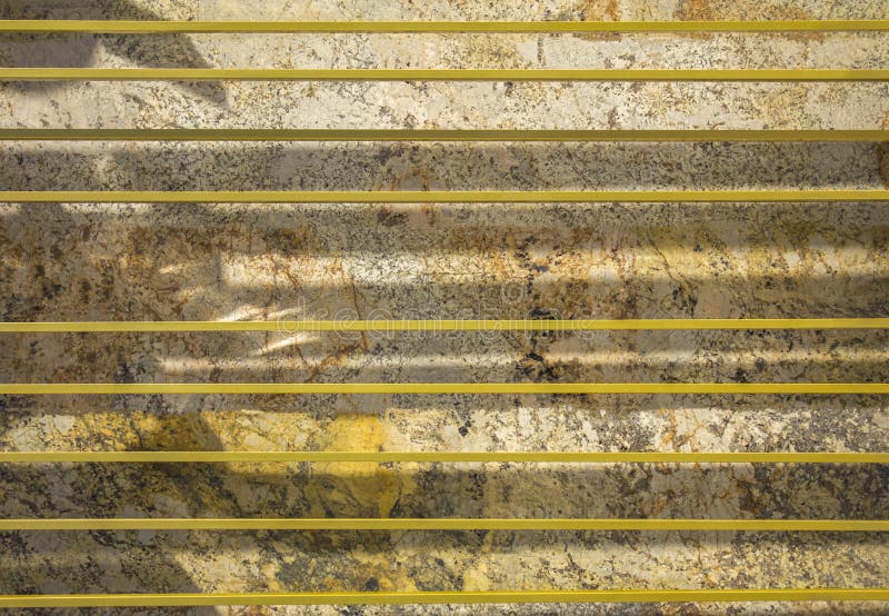 Horizontal Yellow Lines on a Background of White Gray Brown Spotted ...
