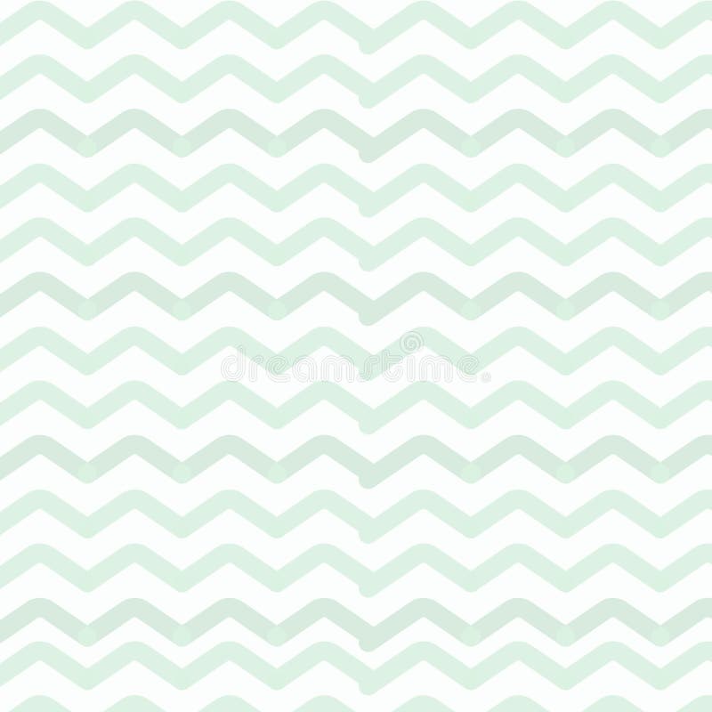 Horizontal Zigzag Vector Dot Seamless Design Pattern. Stock Vector ...