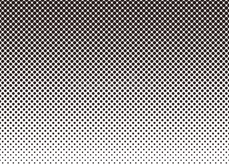 Horizontally Repeatable Seamless Rectangle Monochrome Halftone ...