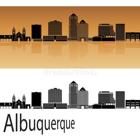 Horizonte De Albuquerque V2 Ilustración del Vector - Ilustración de ...