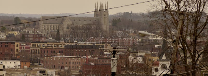 Horizonte de Lewiston foto de archivo. Imagen de corte - 40025928