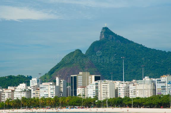Horizonte De Rio De Janeiro Imagen de archivo - Imagen de playa, alto ...