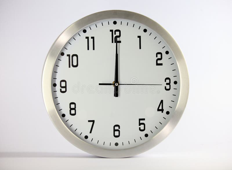 7h30 d'horloge photo stock. Image du mesure, signe, moderne - 102068818