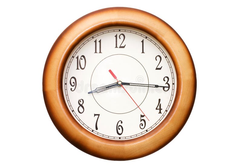 Horloge affichant 8 heures image stock. Image du mesure - 305327