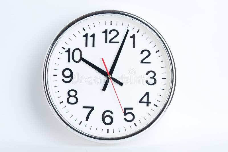 Heure Pour Le 6h00 D'horloge Murale Image stock - Image du minute ...