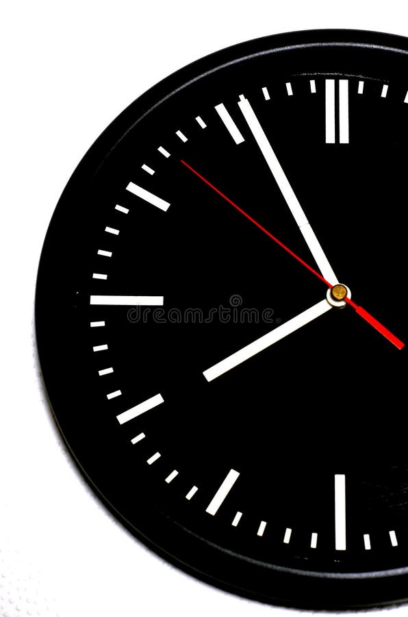 Horloge de mur image stock. Image du nuit, cadran, minute - 2527117
