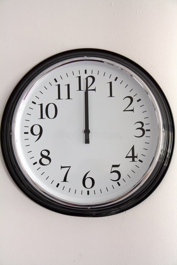 Exposition D'horloge Murale Dix Heures Sur La Texture De Marbre Blanche ...