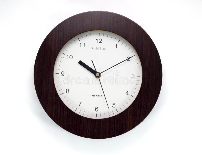 Exposition D'horloge Murale Sept Heures Sur La Texture De Marbre 19h Ou ...