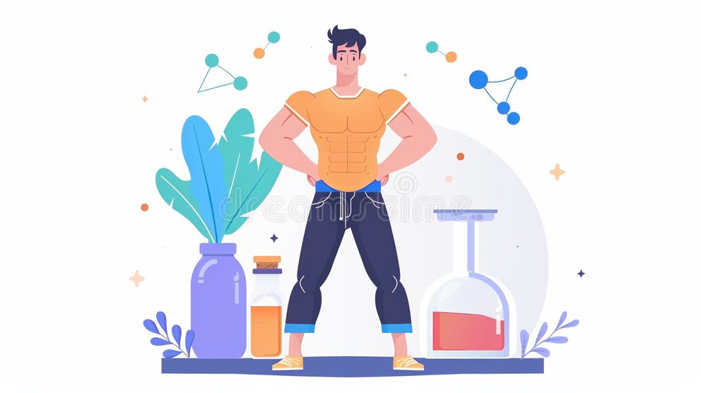 Hormonal System Balance and Growth Hormone Therapy Visual ...