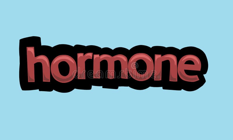 HORMONE Background Writing Vector Design Stock Illustration ...