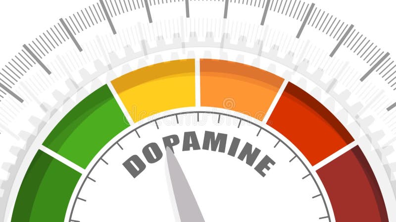 Hormone dopamine level. stock footage. Video of health - 203538716