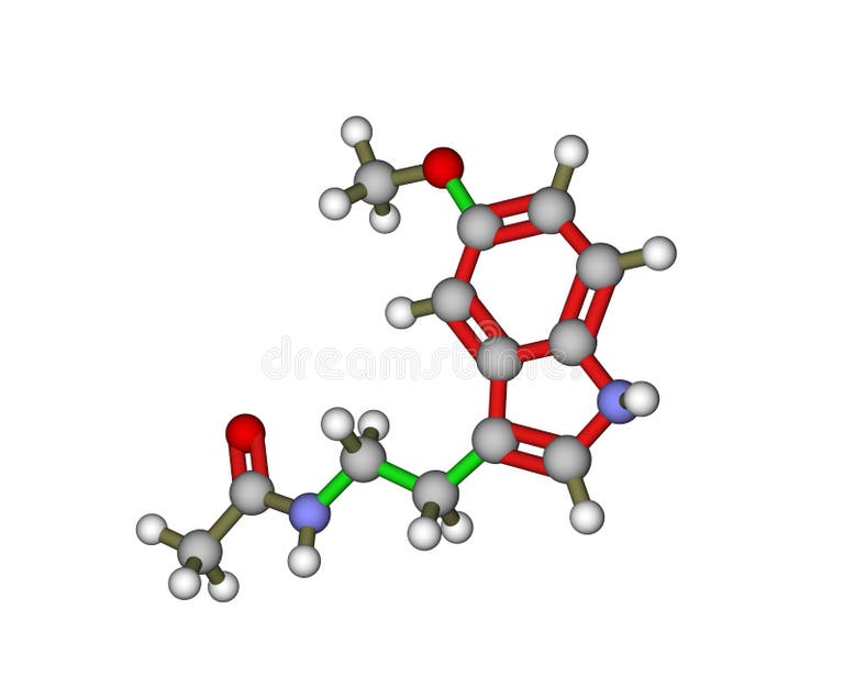 Melatonin Molecular Structure Stock Illustrations – 245 Melatonin ...