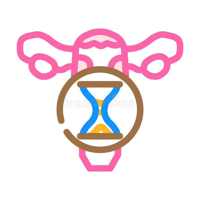 Hormone Replacement Therapy Color Icon Vector Illustration Stock Vector ...