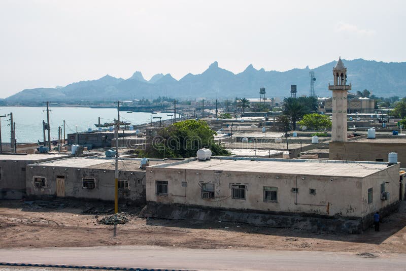 Hormoz Village As Seen Rom Portuguese Castle on Hormuz Island, Iran ...