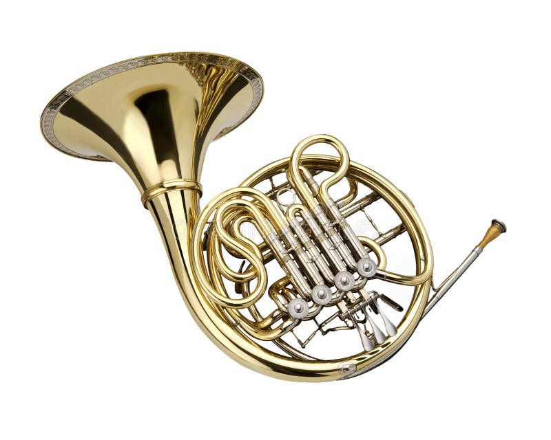 Horn stock image. Image of bronze, song, horn, tape, wind - 9094281