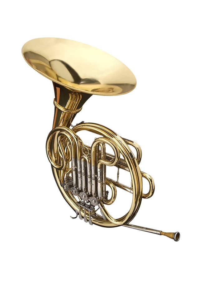 Horn stock image. Image of bronze, song, horn, tape, wind - 9094281