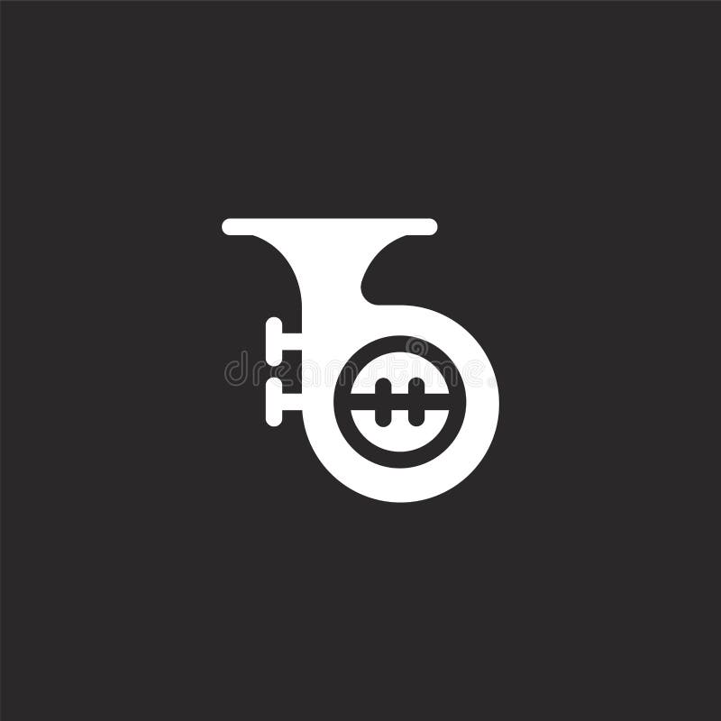 Horn Icon. Filled Horn Icon for Website Design and Mobile, App ...