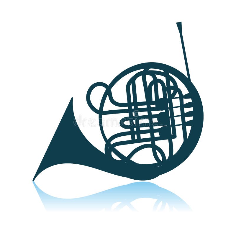 Horn Icon stock vector. Illustration of color, cool - 151666445