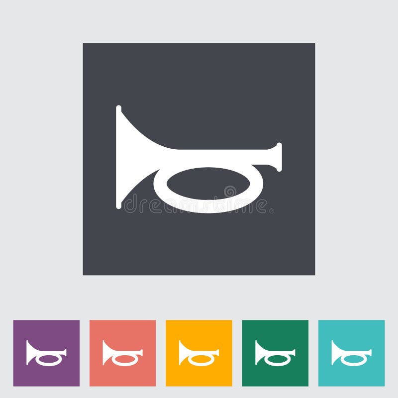 Horn icon. stock vector. Illustration of concept, megaphone - 93392839