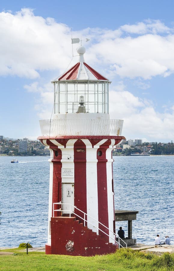 The Hornby Lighthouse Located in Sydney Stock Image - Image of sailing ...