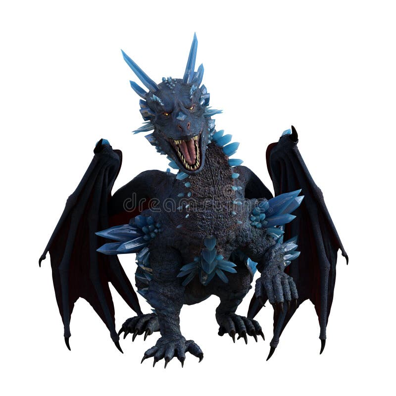 Dragon Front Standing View Stock Illustrations – 18 Dragon Front ...