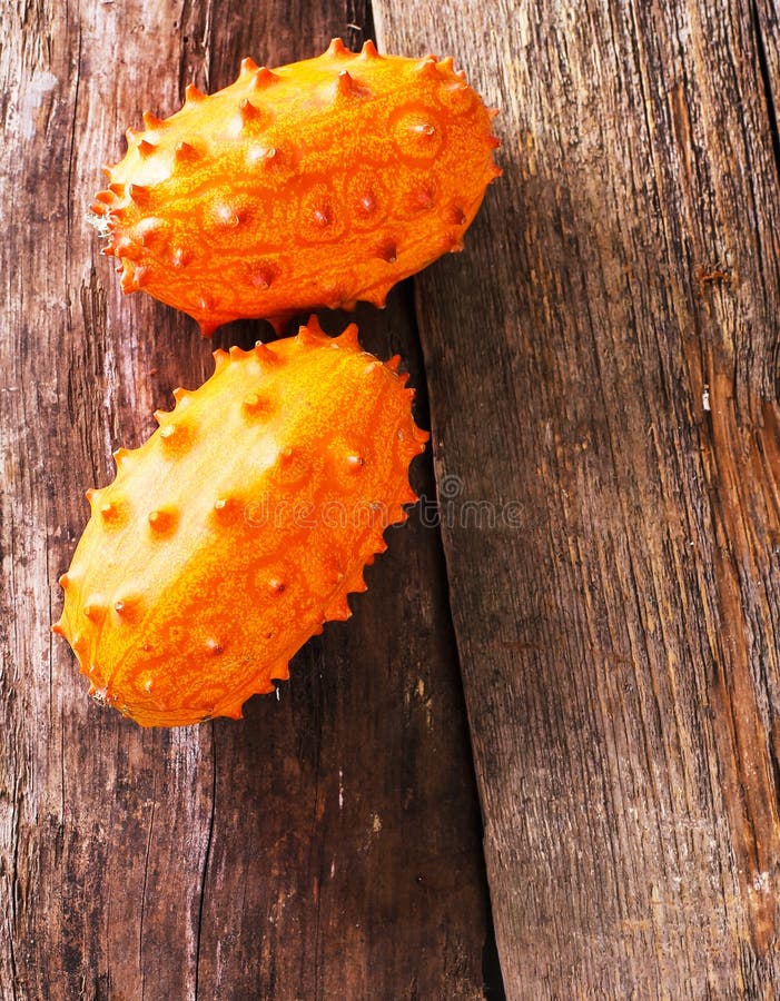 Horned melon stock image. Image of cucumber, kiwano, organic - 60107113