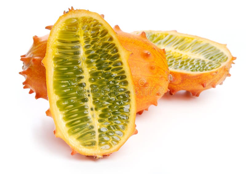 Horned melon stock image. Image of cucumber, kiwano, organic - 60107113