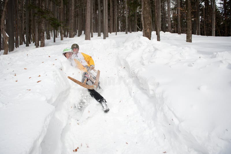Horned Sledge Race 2012 in Turecka, Slovakia Editorial Photo - Image of ...