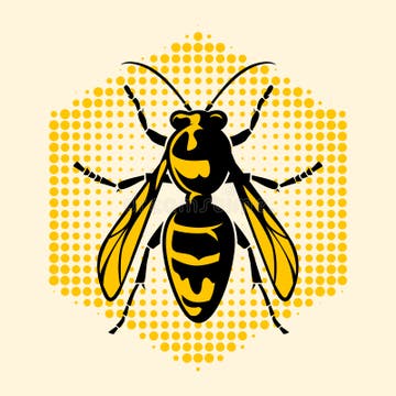 The Hornet Icon and Symbolic. Stock Vector - Illustration of animal ...