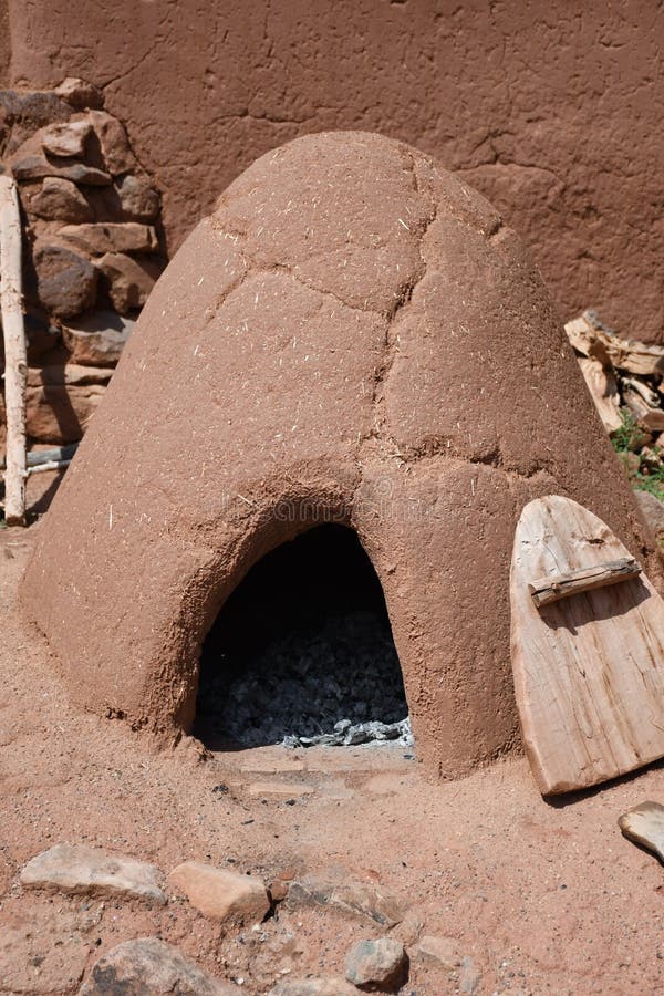 Horno- or Adobe Oven- Used for Baking Stock Image - Image of horno ...