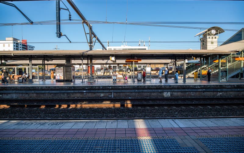 Hornsby Train Station Platforms, Sydney Australia Editorial Stock Image ...