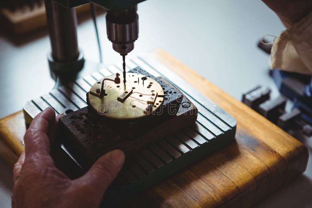 Horologist Repairing a Watch Stock Photo - Image of repairman, service ...