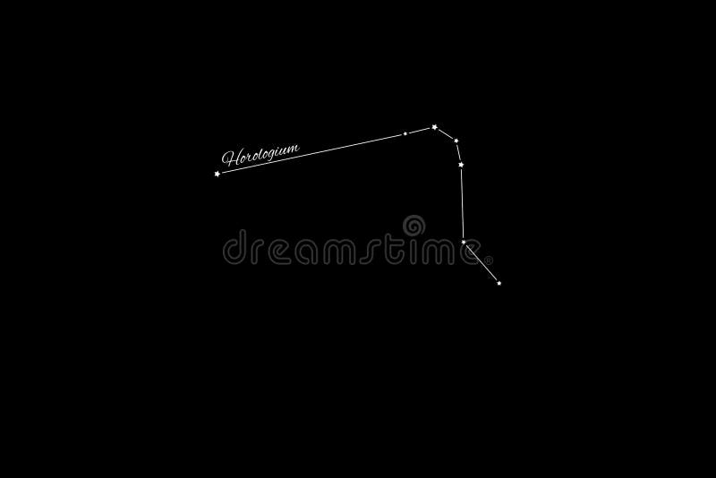 Horologium Constellation, Cluster of Stars, Clock Constellation ...
