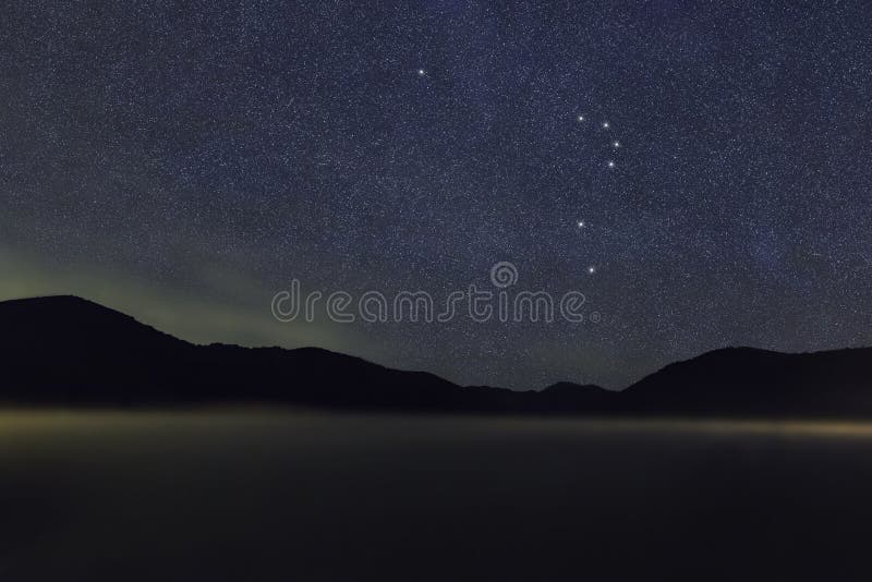 Horologium Star Constellation, Night Sky, Cluster of Stars, Deep Space ...