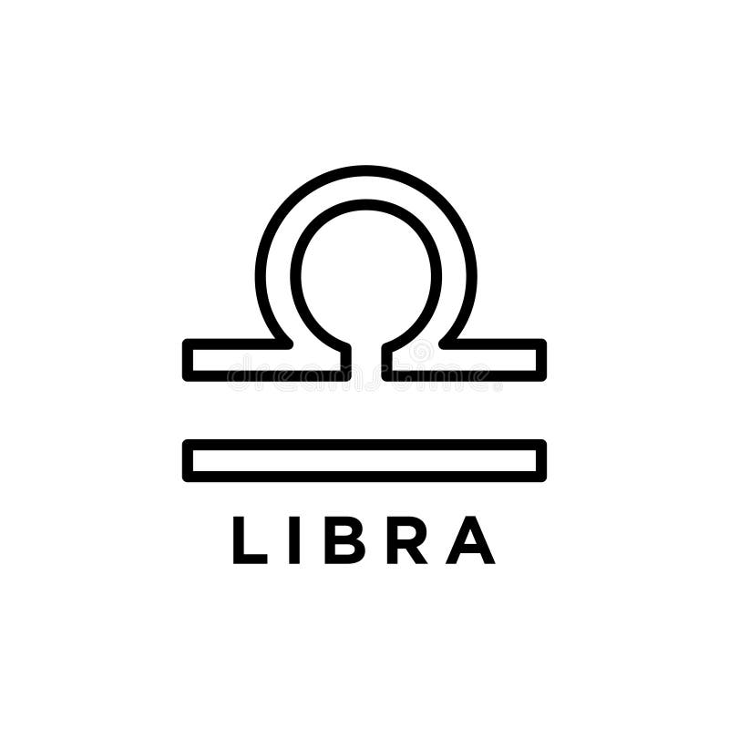 Horoscope Icon : Libra Flat Vector Template Design Trendy Stock Vector ...