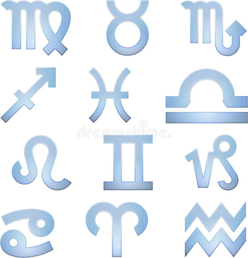 Horoscope zodiac signs stock vector. Illustration of libra - 18666666