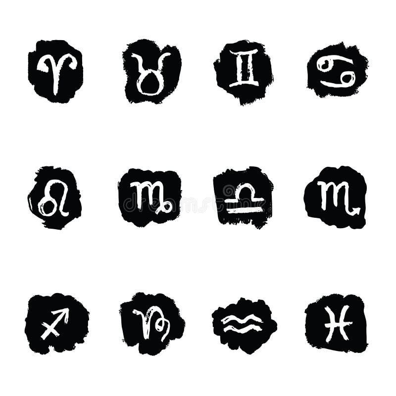 Astrological symbols stock vector. Illustration of horoscope - 26399148