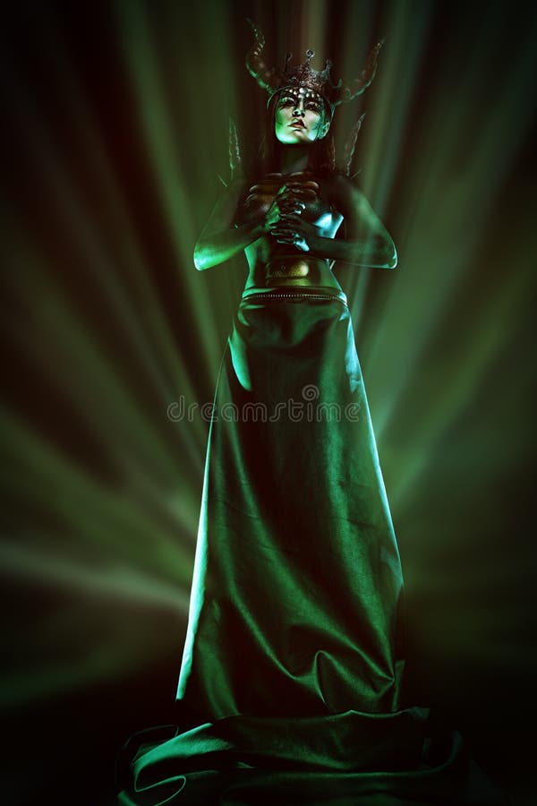 Horridness stock image. Image of gothic, green, afterlife - 30733637