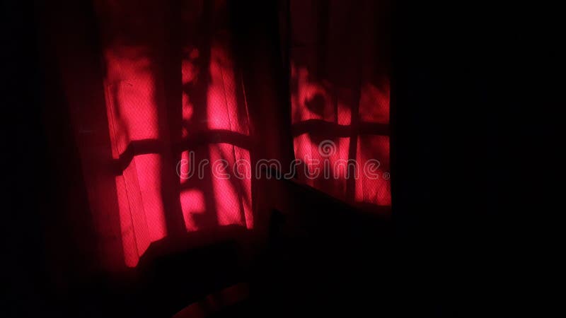 Horror Black Red Background, Scary Red Cloth Background Stock Image ...