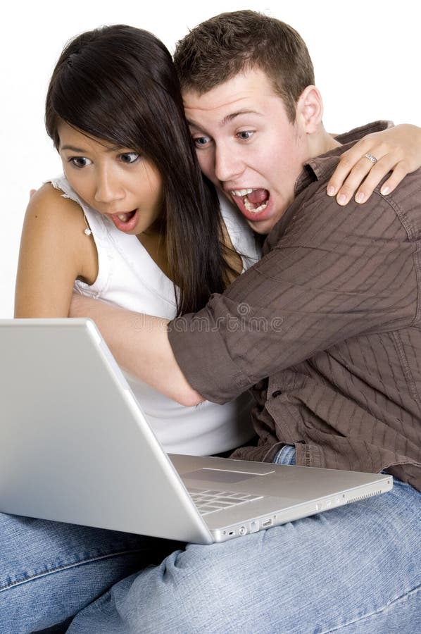 Choque do computador imagem de stock. Imagem de amantes - 1116821
