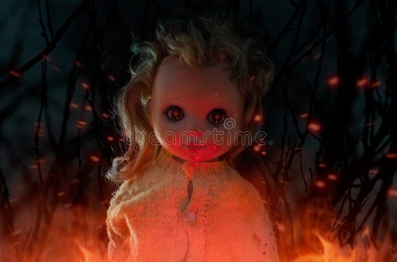 Horror doll. stock image. Image of darkness, broken, horrible - 69752043