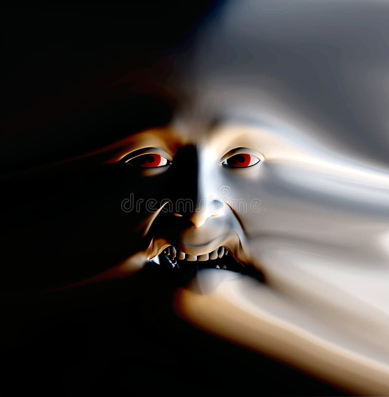 Horror Face 26 stock illustration. Illustration of person - 1523595