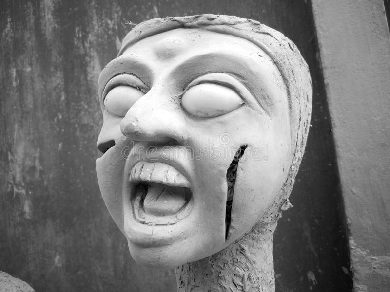 Horror face stock photo. Image of horror, face - 99558294