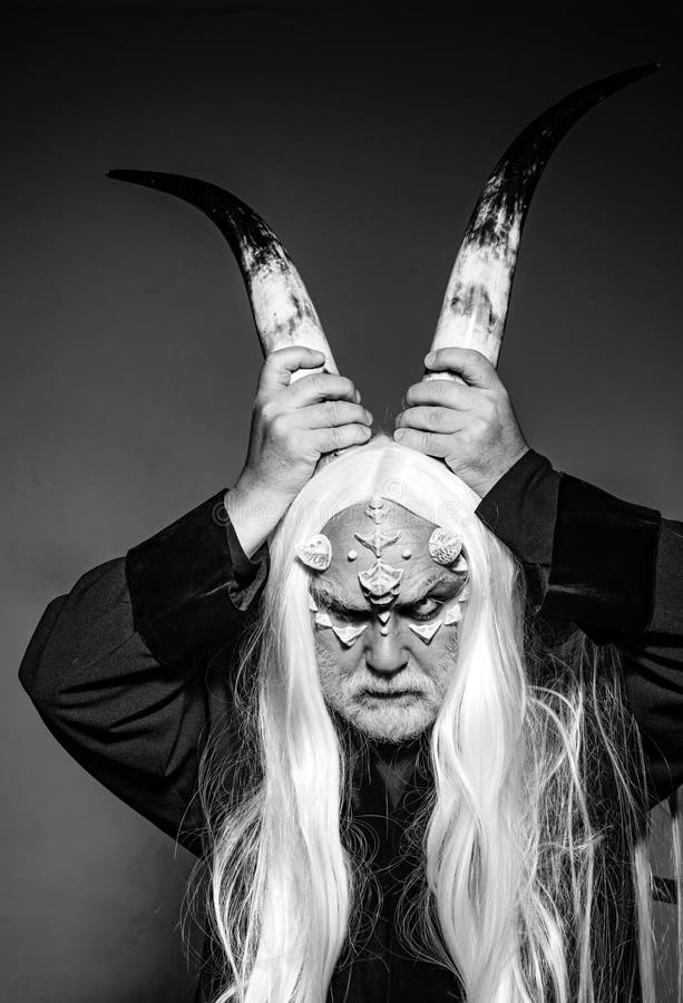 Horror and Fantasy Concept. Satan on Hell. Monster with Sharp Thorns ...