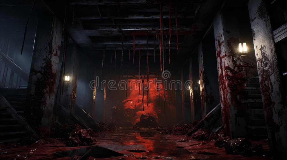 Creepy Unreal Engine 5 Horror Game Environment Design Concept Stock ...