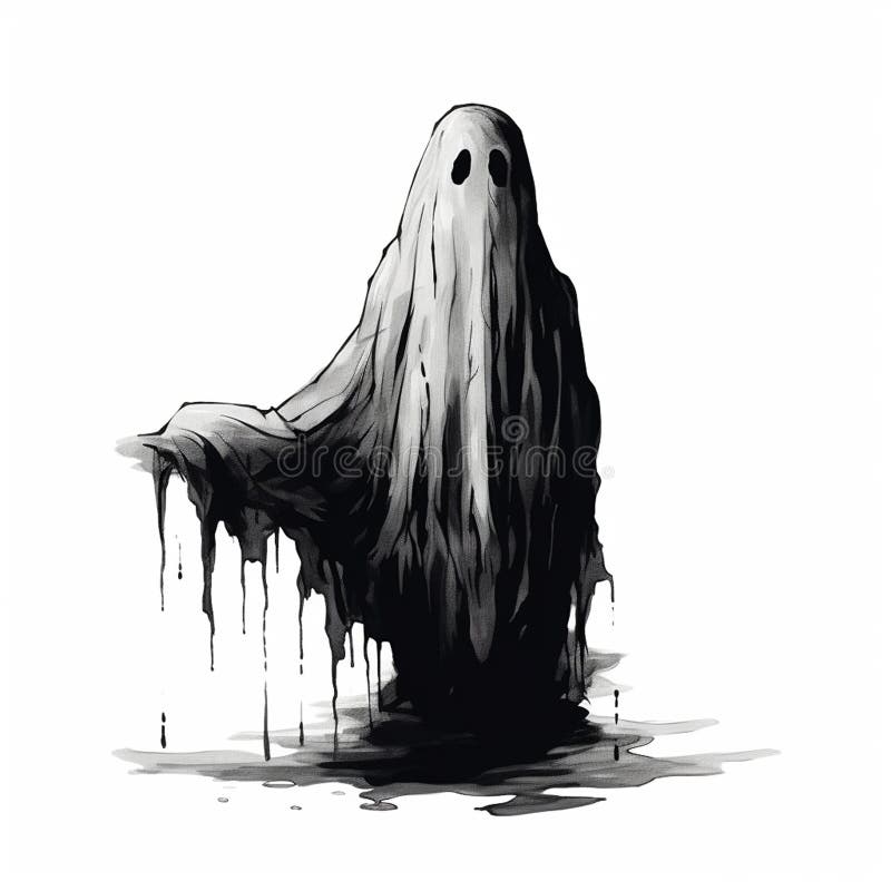 Horror Ghost Haunting Nightmare Stock Illustration - Illustration of ...
