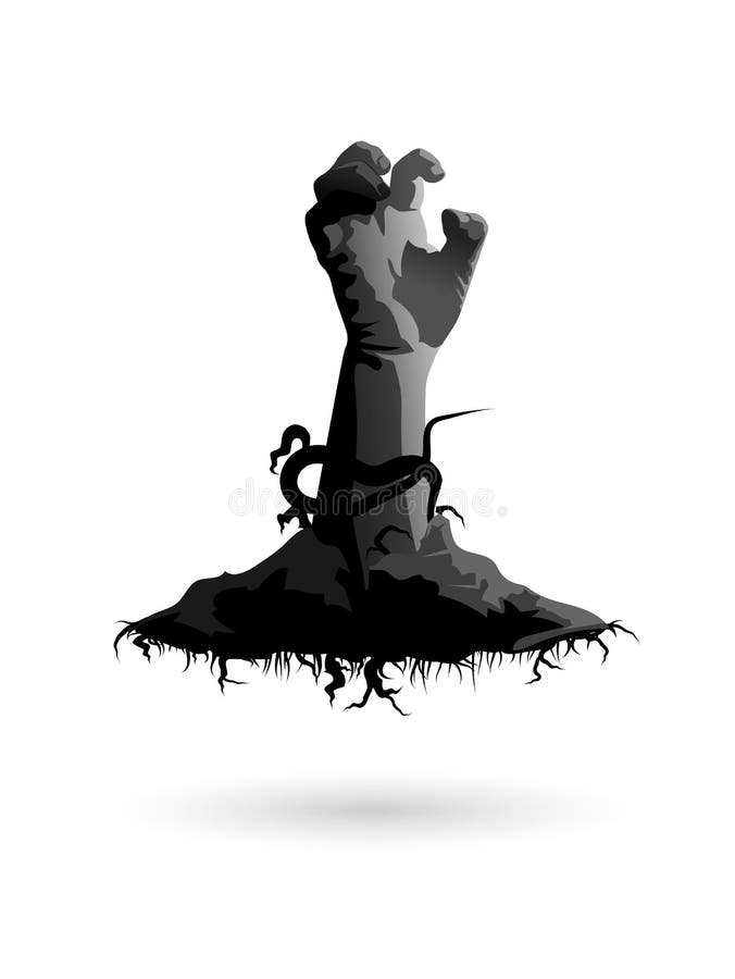 Horror hand stock vector. Illustration of scary, cemetery - 60342823